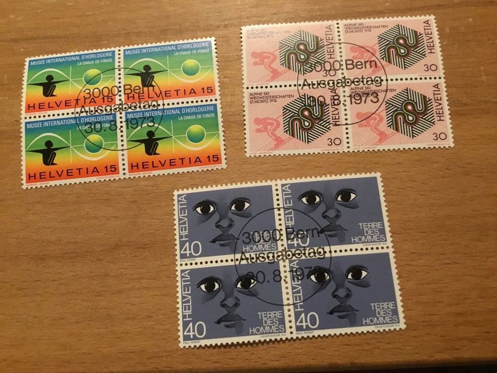 1973 Viererblock Nr. 545 - 547 | Kaufen auf Ricardo