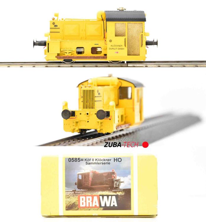 Brawa 0585 Rangierlok Köf II DB H0 GS Analog mit OVP (Gebraucht) in St ...