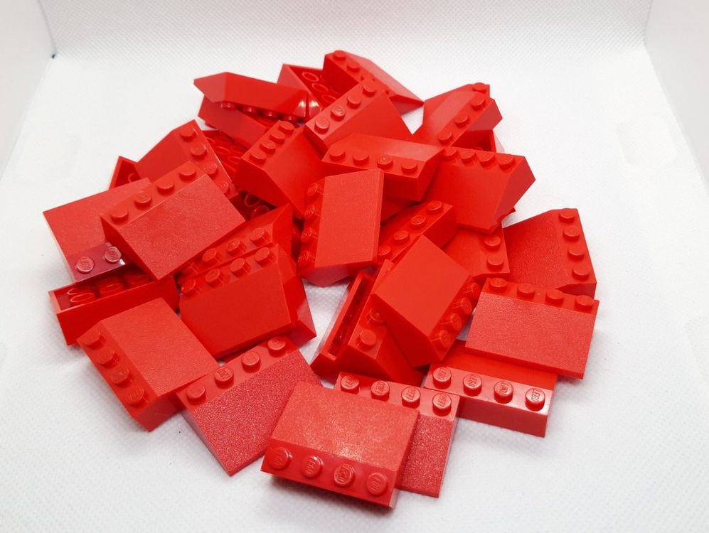 Lego 36 Stk. Roof Tile 3x4/25° (rot) (Gebraucht) in Inwil für CHF 10 ...