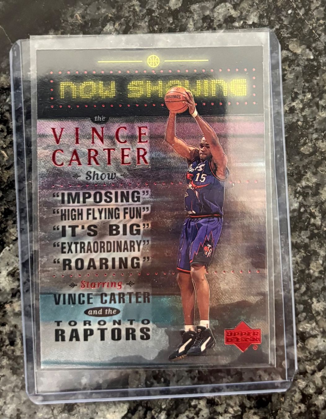 NBA Vince Carter Upper Deck Now Showing Card (Neu (gemäss Beschreibung ...
