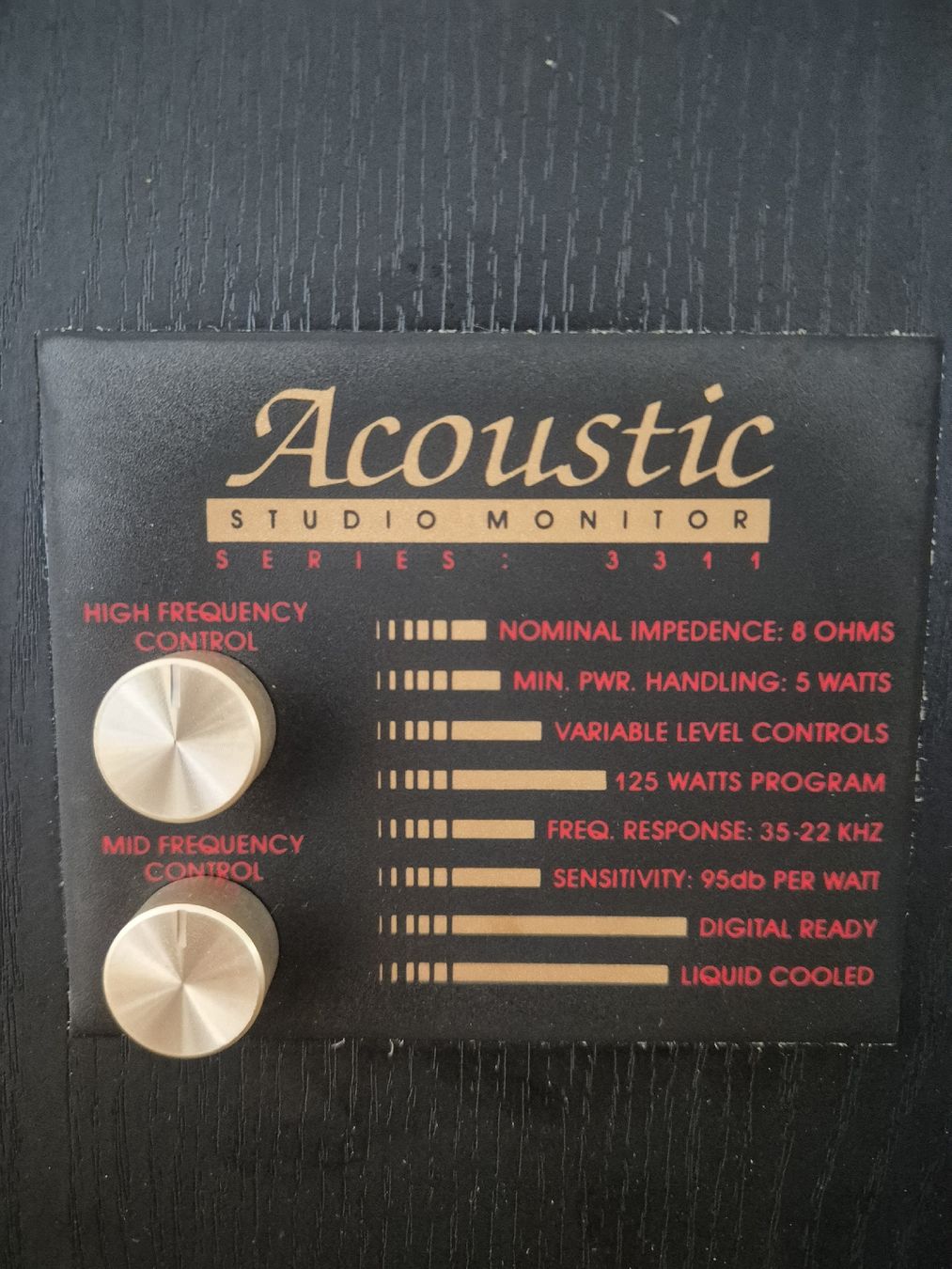 Acoustic Studio Monitor 3311 – 3-Wege Standlautsprecher (Gebraucht) in ...