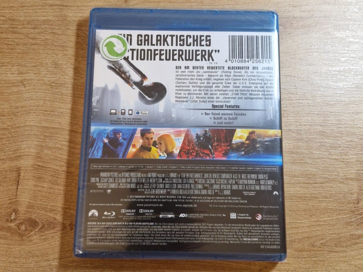 Star Trek 12 - Into Darkness (2013) NEU OVP Bluray (Neu und ...