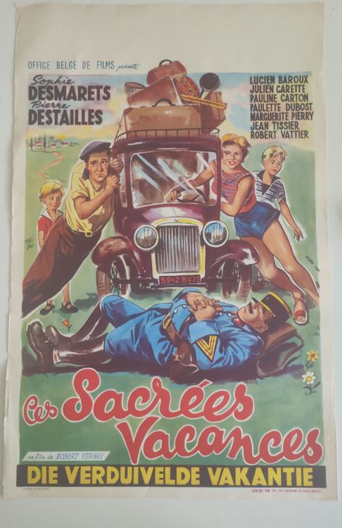 Affiche originale du film « Ces Sacrées Vacances (D'occasion) à Prilly ...