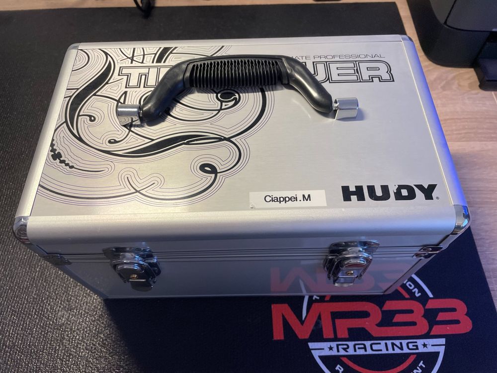 Hudy Tire truer wie neu mit Adapter für 1/8 (Neu (gemäss Beschreibung ...