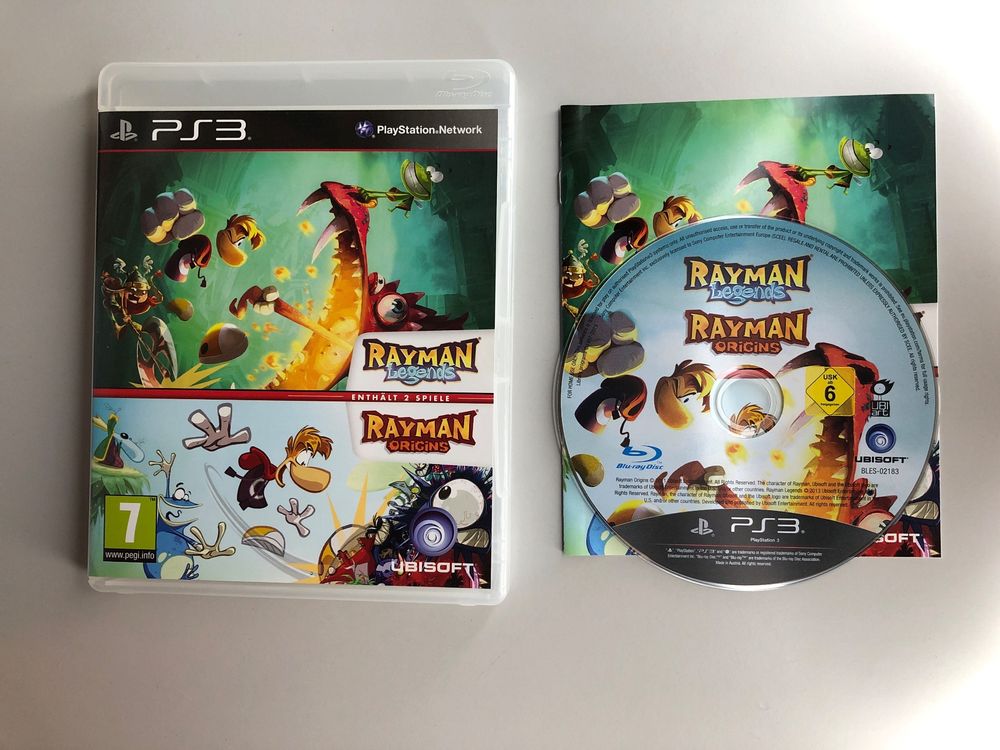 Rayman Legends und Rayman Origins - PS3 (Gebraucht) in St.gallen für ...