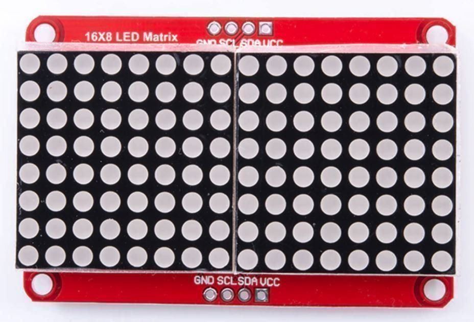16x8 LED I2C Matrix für Arduino | Kaufen auf Ricardo