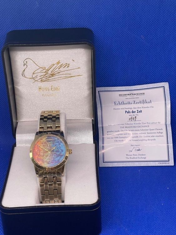Hans Erni Puls der Zeit Armbanduhr Limited Edition (Gebraucht) in Zürich für CHF 56.95 – mit ...