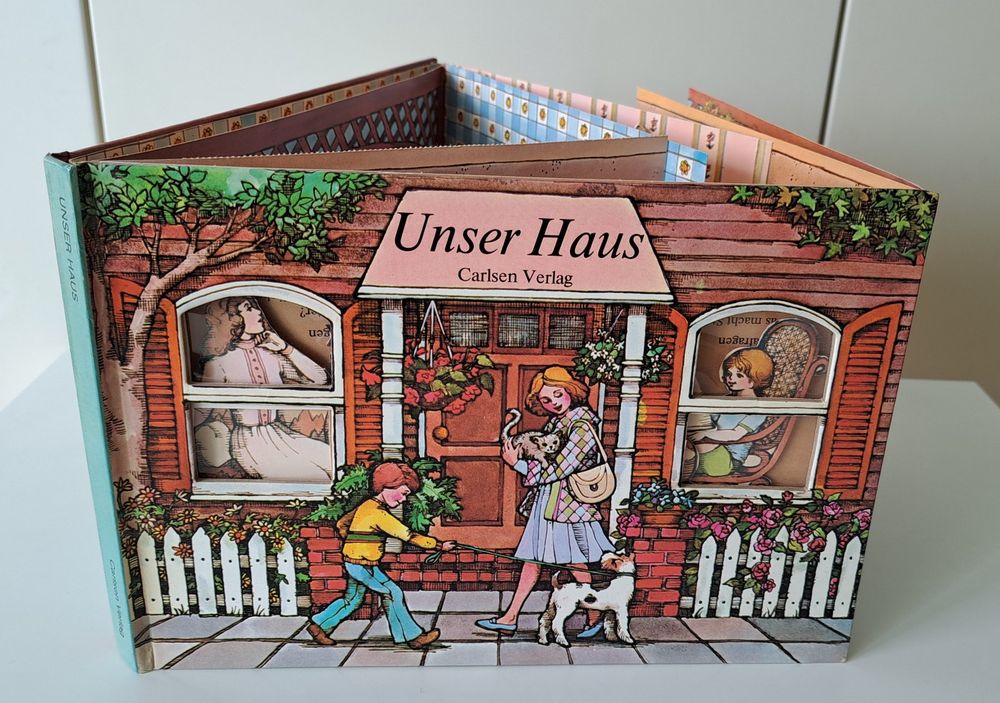 Pop-Up / Panorama Buch "Unser Haus" - 1977 Carlsen Verlag | Kaufen auf ...