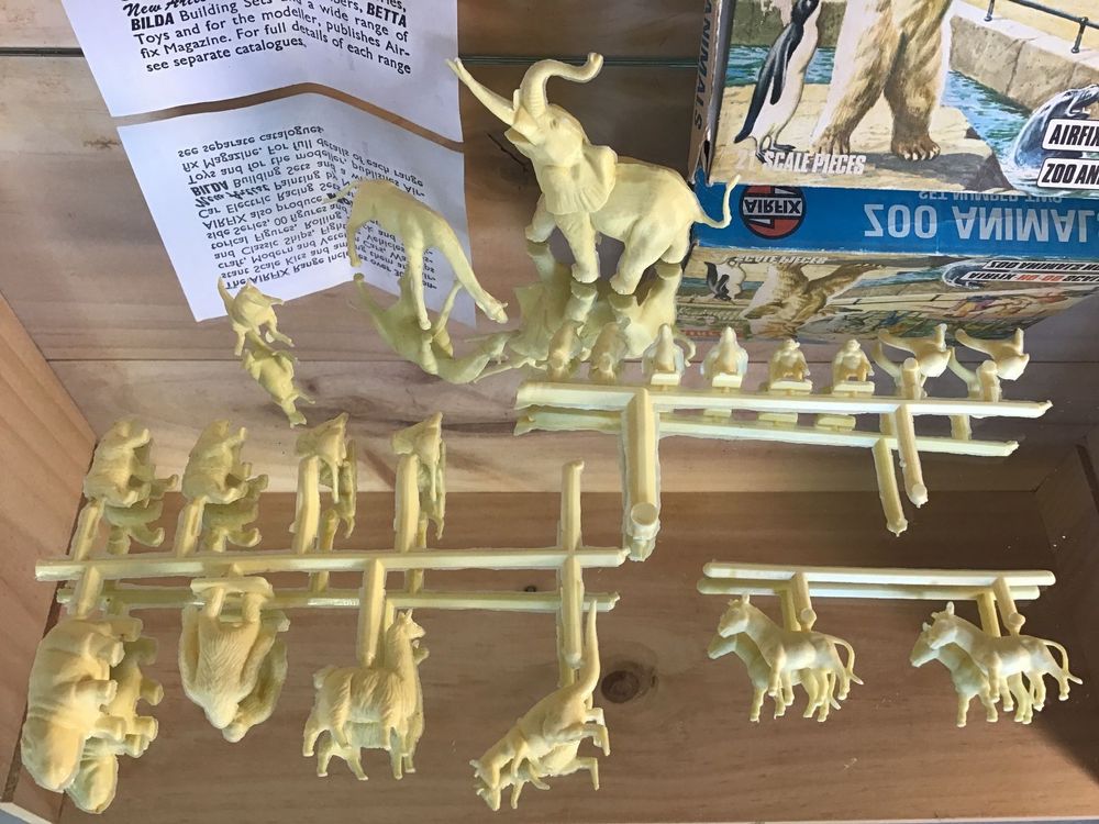 Modellbau Zoo Airfix Tiere selten Spur H0 / 00 1:87 Rarität (Neu ...