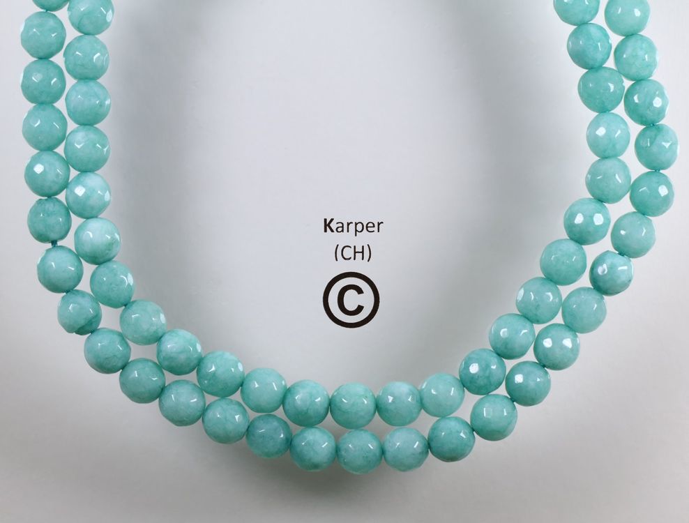 Jade Strang / Rang Jade, Fac.7.5-8 mm | Kaufen auf Ricardo