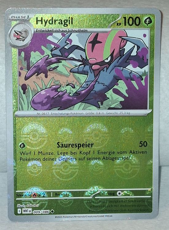 Hydragil Holo Pokeball 009/086 DE 2025 (Neu (gemäss Beschreibung)) in ...