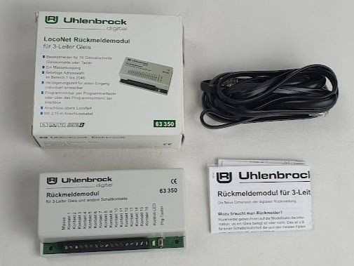 Uhlenbrock 63350 Rückmeldemodul 16 Eing. 3-Leiter neu, OVP (Gebraucht ...