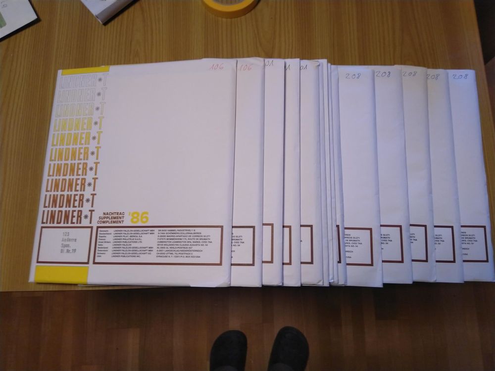 Lindner T-Blanko Blätter - 802 6xx - 8xx (Gebraucht) in Schöftland für ...