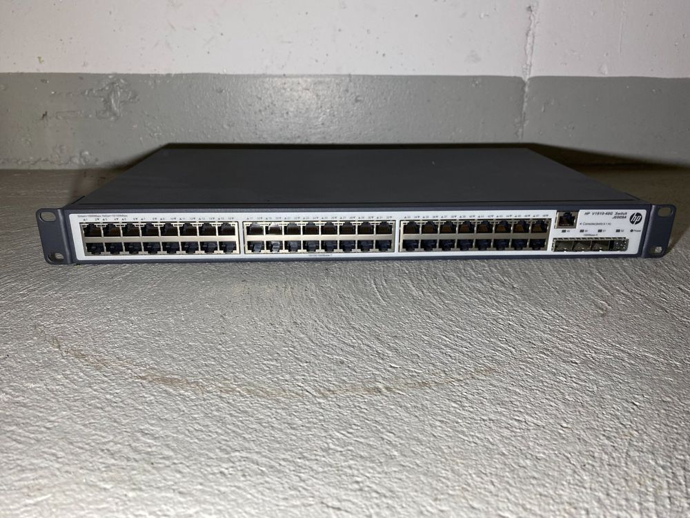 HP V1910-48G JE009A Gigabit Switch (Gebraucht) in Weinfelden für CHF 20 ...
