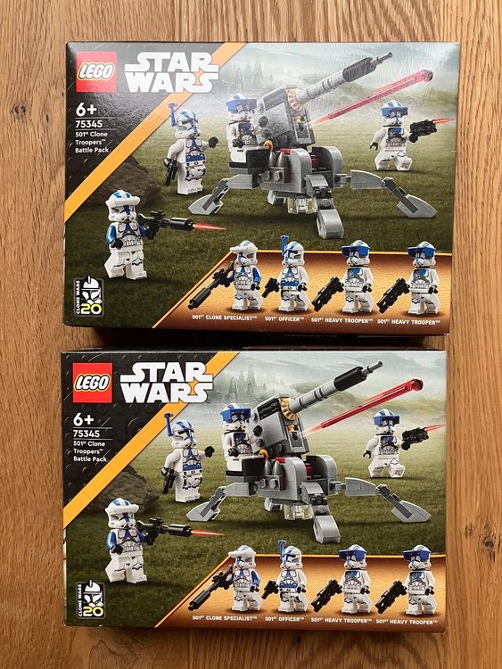 Lego 75345 Star Wars 501st Clone Trooper Battle Pack (2x) | Kaufen auf ...