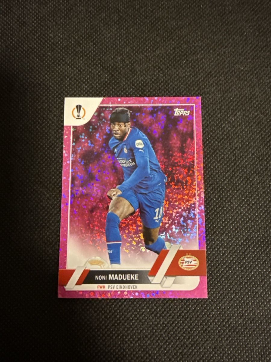 Topps UEFA Club competitions 22/23 Madueke pink sparkle (Gebraucht) in ...