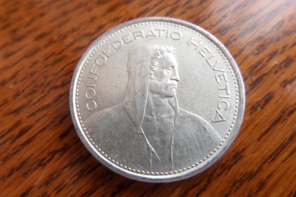 Alter SCHWEIZER 5 Fr / 1966 SILBER Münze vorz. | Kaufen auf Ricardo