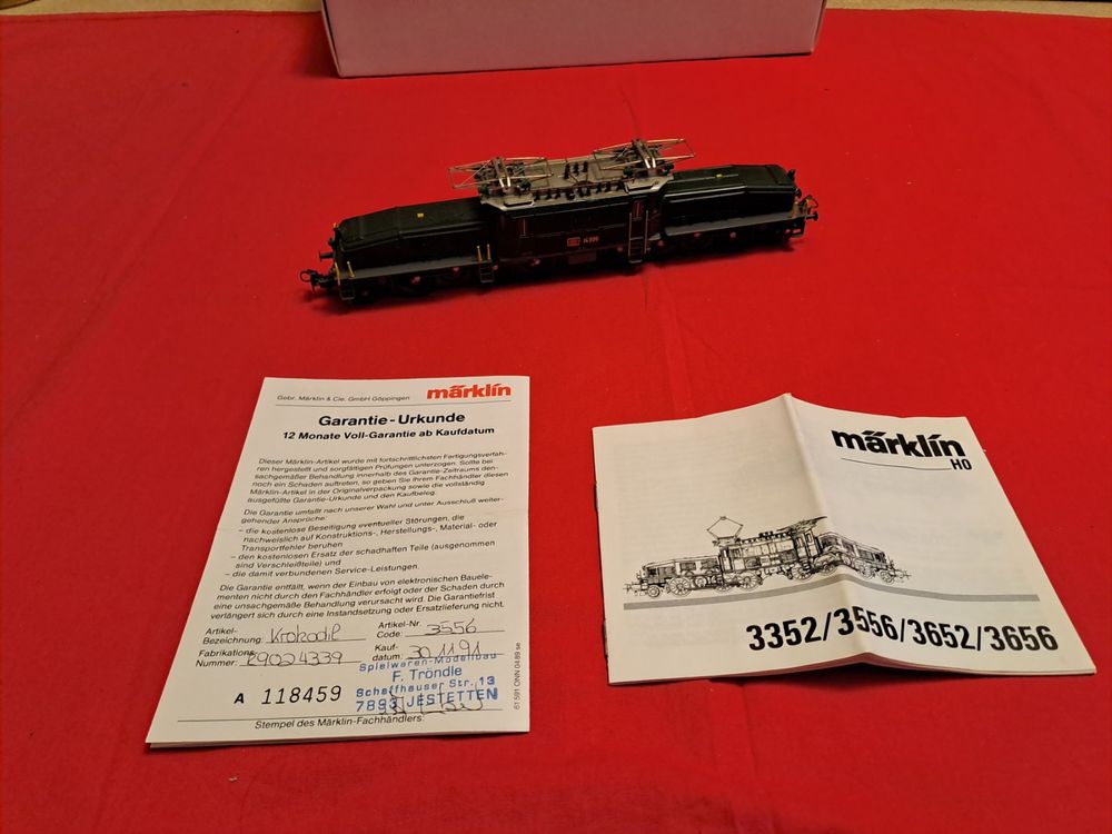 Märklin : Krokodil 3556, AC, analog, defekt (Defekt) in Märwil für CHF ...