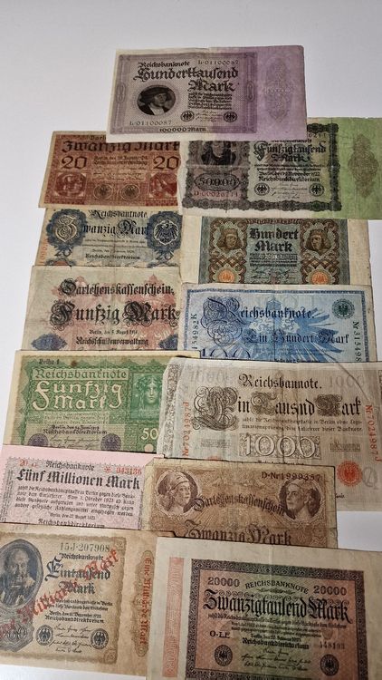 Reichsbanknote Lot AB 1 chf. (Gebraucht) in Herisau für CHF 6 – mit Lieferung auf Ricardo kaufen