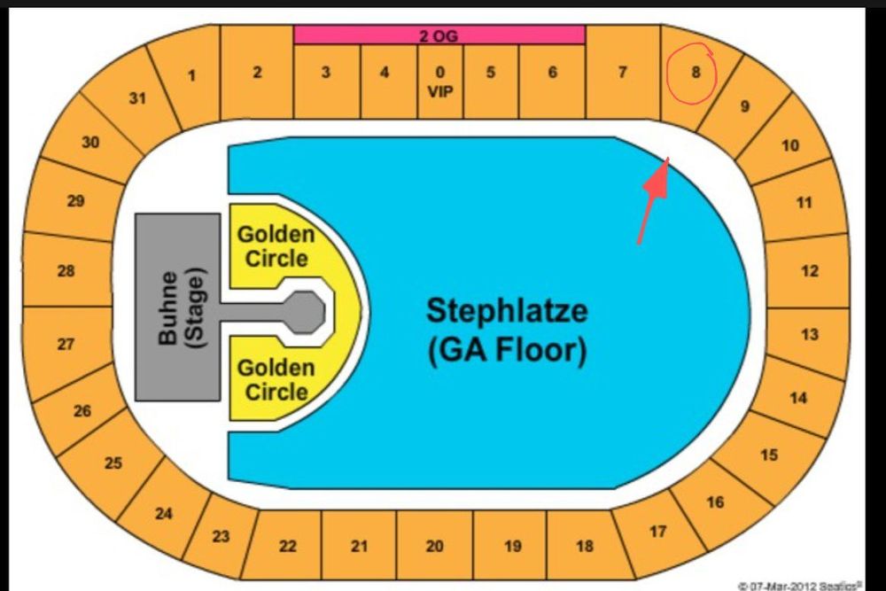 1x Top Coldplay Sitzplatz Ticket! Letzigrund (Neu und originalverpackt ...