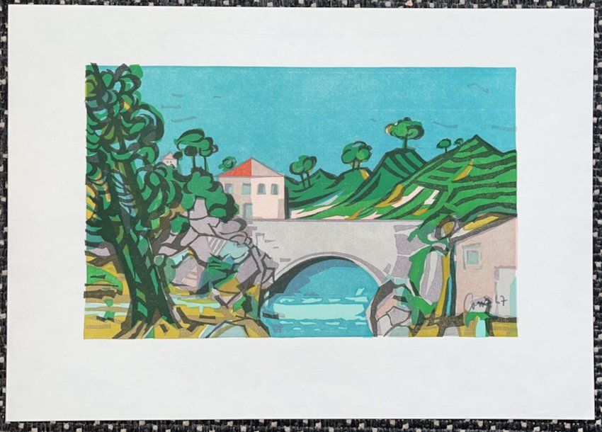 Linolschnitt, handsigniert Paul Conzelmann 1967 (ID b4553) (Gebraucht) in Gelterfingen für CHF 7 ...