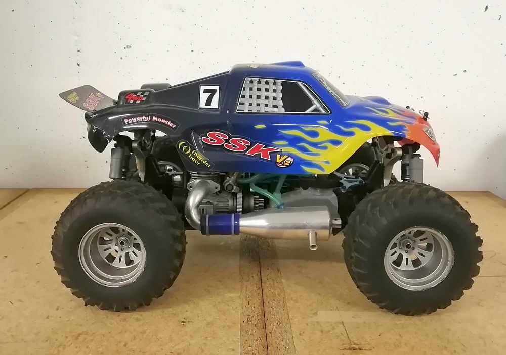 1/10 4WD Nitro Monster Truck - Thunder Tiger SSK V.2 (Gebraucht) in Volketswil für CHF 120 – nur ...