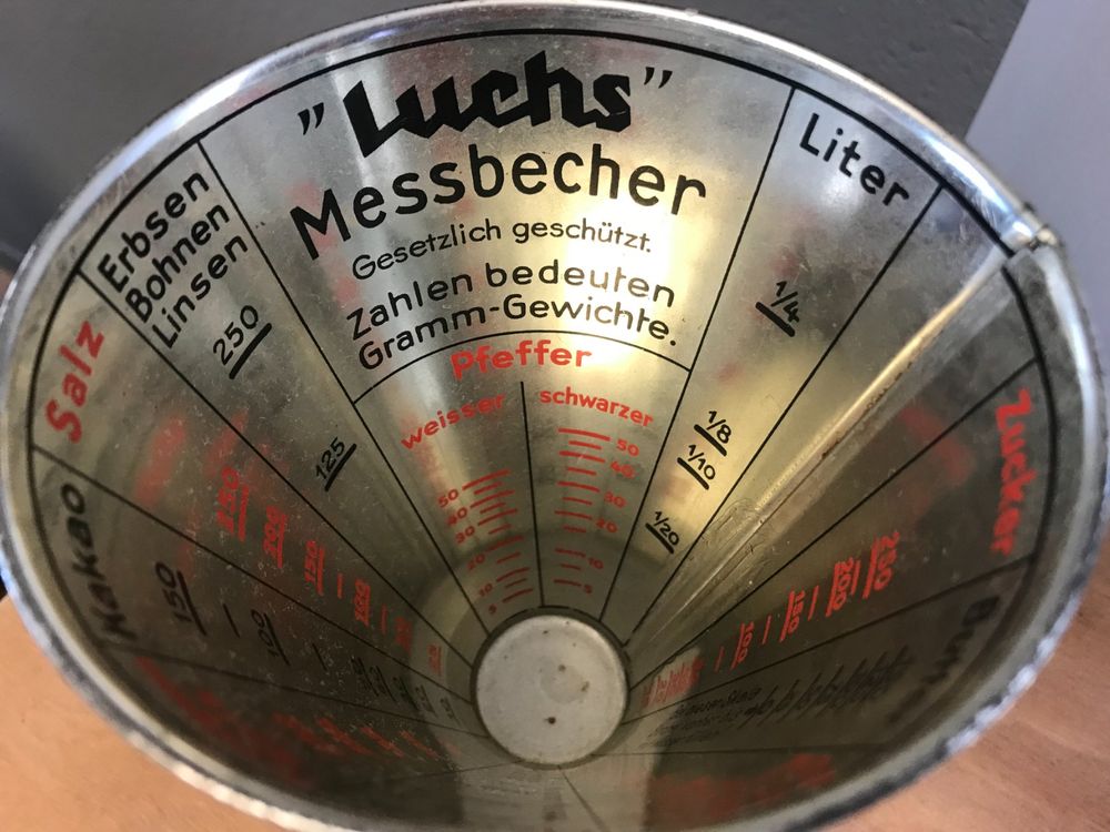 Antiker Messbecher LUCHS - vintage 50er-Jahre sehr schön! (Gebraucht ...