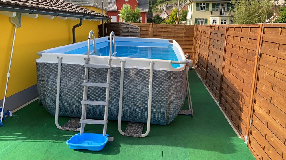 Swimmingpool (Bestway) (Standpool) (Stahlrohrbecken) (Gebraucht) in ...