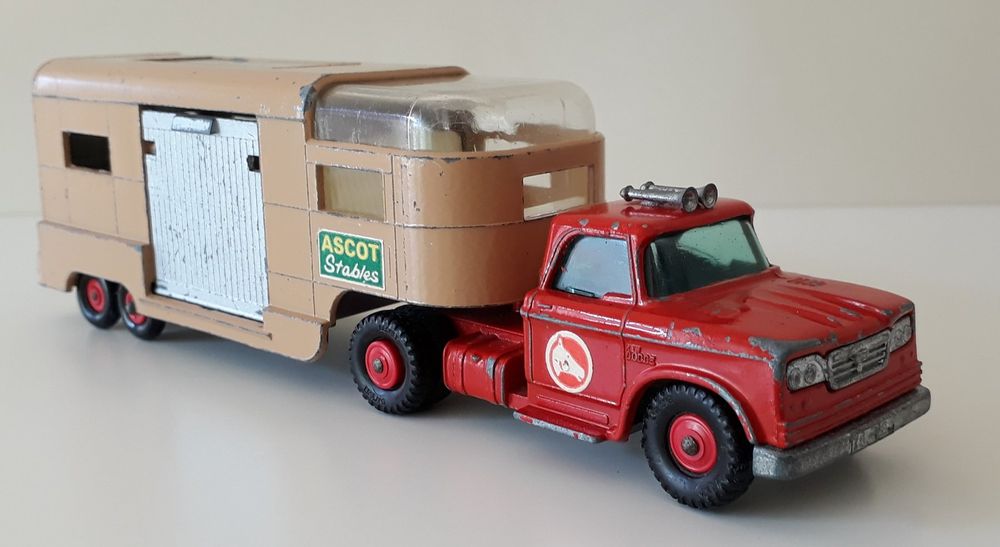 Matchbox K18 - Dodge Tractor + K18 Articulated Horse Van (Gebraucht) in ...