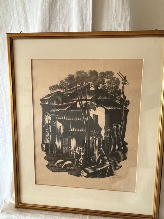 ALDO PATOCCHI (1907-86) Holzschnitt, signiert (Gebraucht) in Basel für CHF 175 – mit Lieferung ...