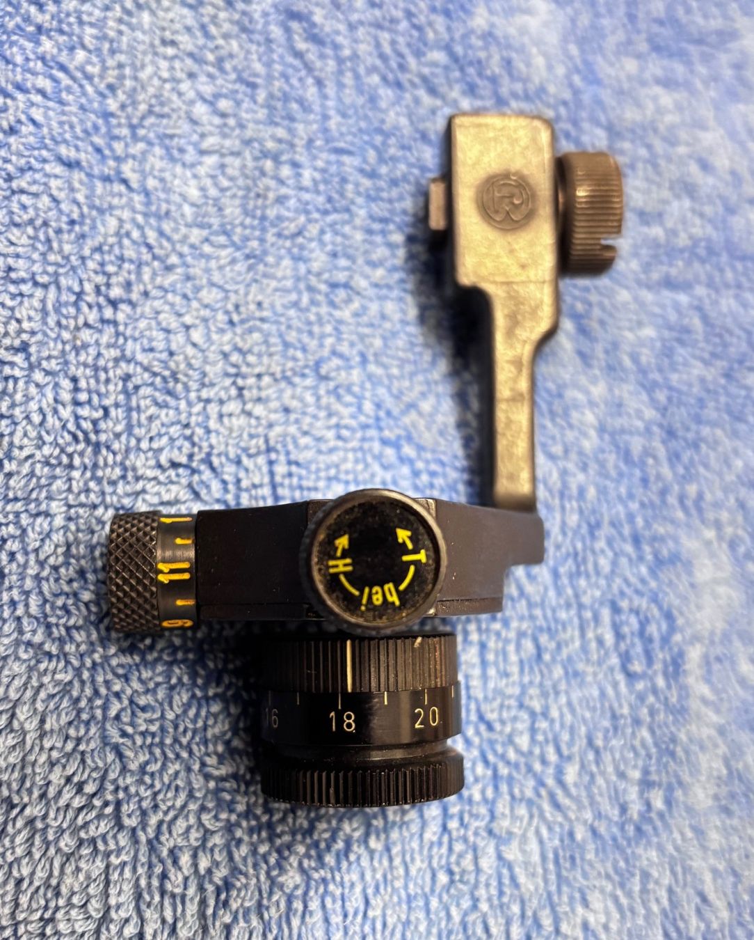 Diopter m. Irisblende und Korntunnel zu CH-Armee Karabiner (Gebraucht ...