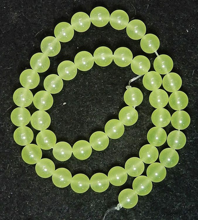 1 Strang echte natürliche schöne Lemon Jade Perlen 8 mm (Neu (gemäss ...