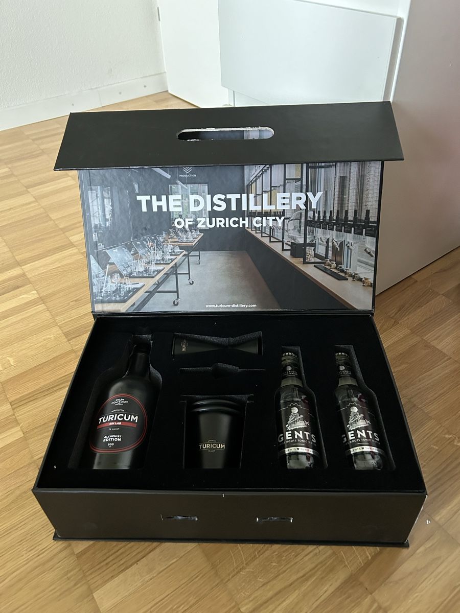 Turicum Gin Zurich Limited Edition Package (Neu und originalverpackt ...