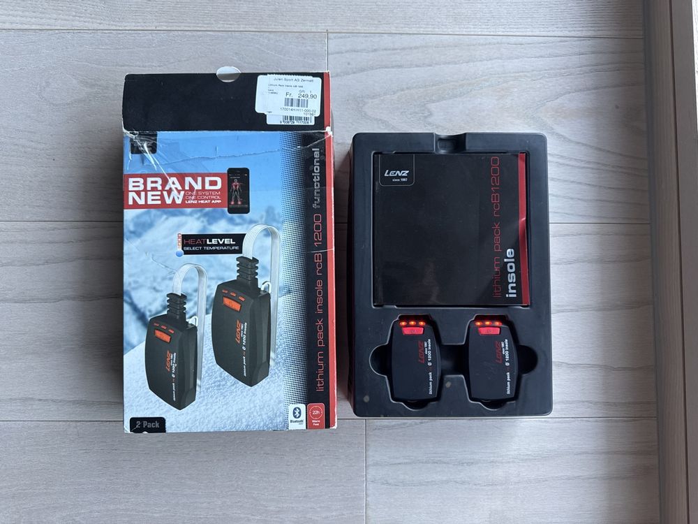 LENZ lithium pack insole rcB 1200 (EU) — AkkuPack (Gebraucht) in Ausserberg für CHF 35 – mit ...