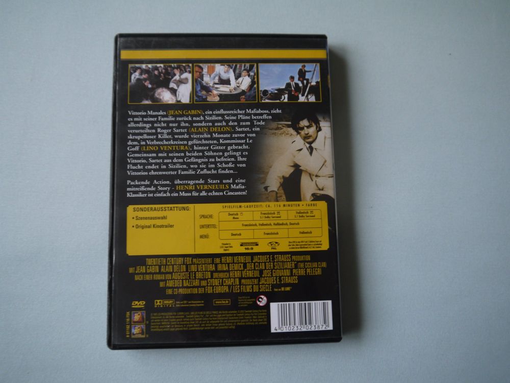DER CLAN DER SICILIANER - Alain Delon/Jean Gabin (Gebraucht) in ...