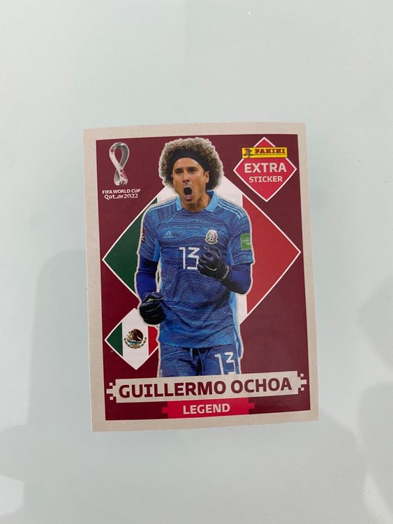 Panini Qatar Extra Sticker selten Guillermo Ochoa (Base) (Neu und ...
