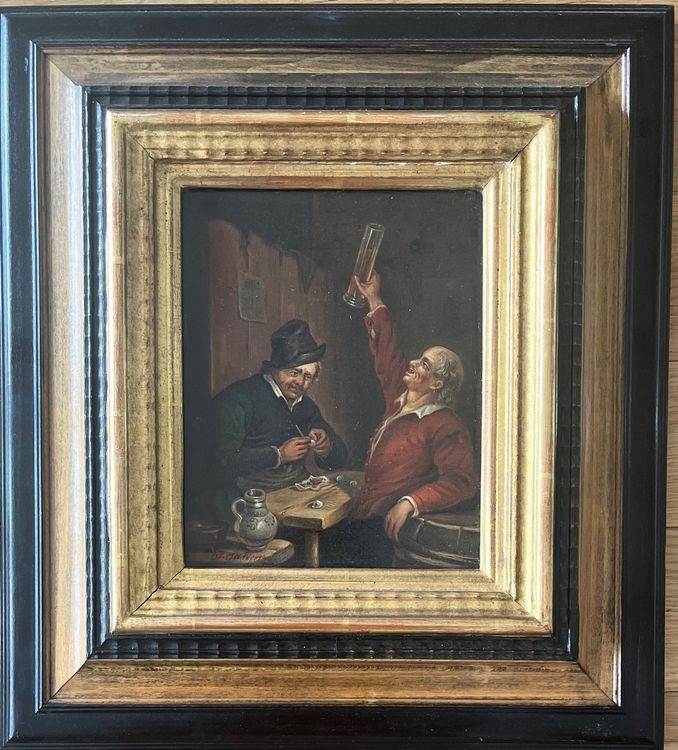 Alte Gemälde mit 2 Männer , Unl. Signiert (Gebraucht) in Root für CHF 69 – nur Abholung auf ...