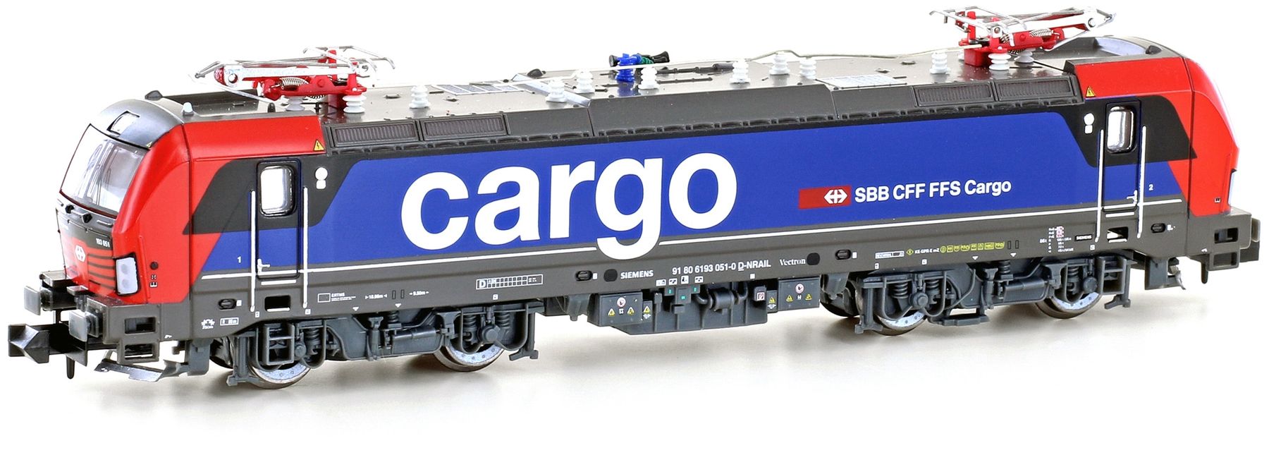 Hobbytrain H30178 SBB Cargo Vectron BR 193 051 Spur N analog (Neu und ...