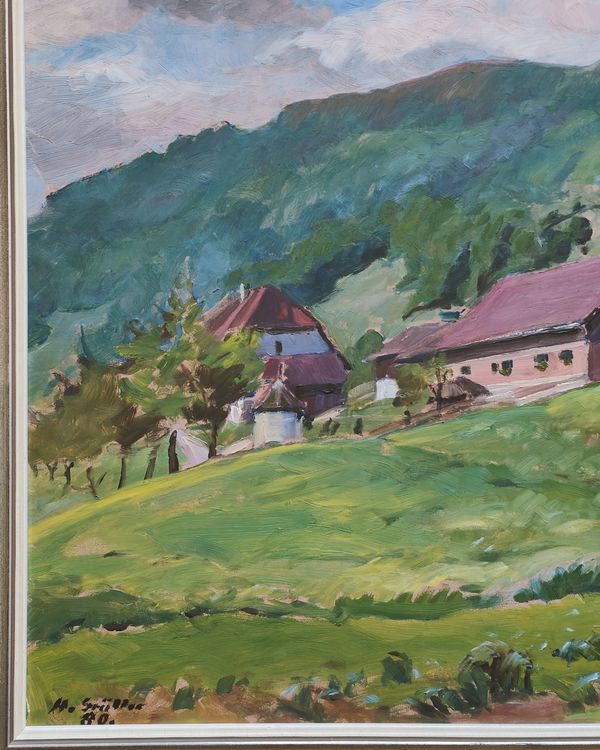 Ölgemälde Hans Grütter, Olten - Aarburg «Ruttigerhof, Born» (Gebraucht) in Aarburg für CHF 80 ...