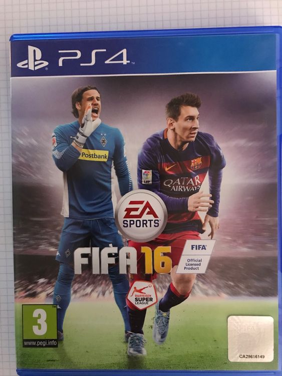 FIFA 16 für PS4 zu verkaufen (Gebraucht) in Uetendorf für CHF 5 – nur Abholung auf Ricardo kaufen