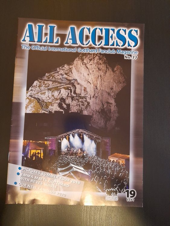 All Access - Gotthard Fanclub Magazin Nr. 77 | Kaufen auf Ricardo