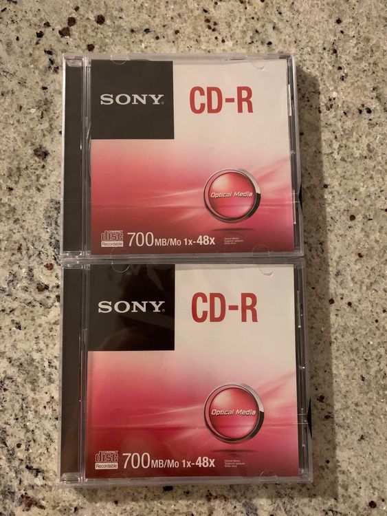 un lot de 2 CD R Sony de 700 Mb | Kaufen auf Ricardo
