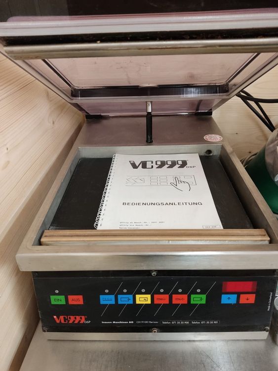 VC999 Vakuumiergerät Vakumierer Vacuumiermaschine (Gebraucht) in Wolfhalden für CHF 1250 – nur ...