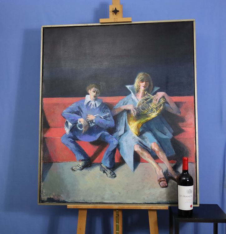 Hansruedi Bitterli, grosses Gemälde auf Leinwand, signiert (Gebraucht ...