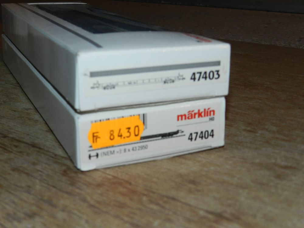 Märklin H0 WS Niederflurwagen HUPAC der SBB 47403 und 47404 | Kaufen ...