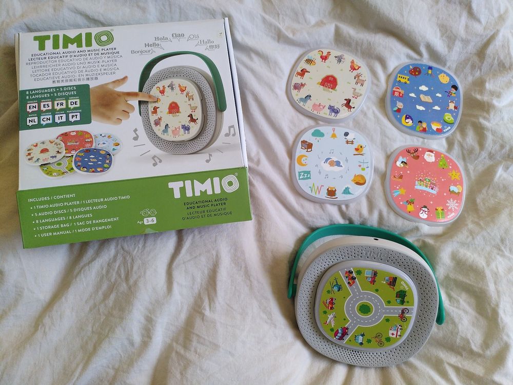 TIMIO - Interaktives Lernspielzeug mit 5 Disks in 8 Sprachen | Kaufen auf Ricardo