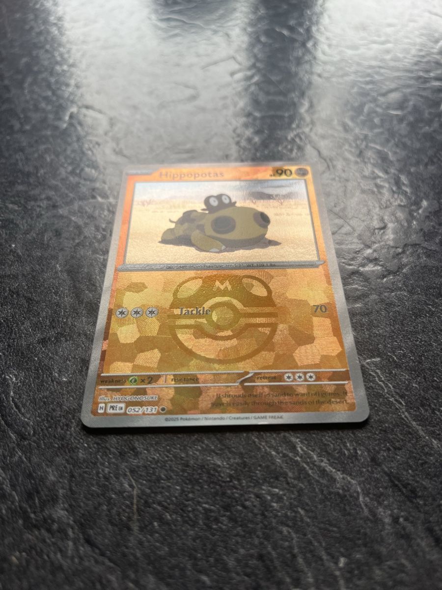 🇬🇧 Hippopotas masterball - Prismatic evolution - 052/131 (Neuf (Voir ...