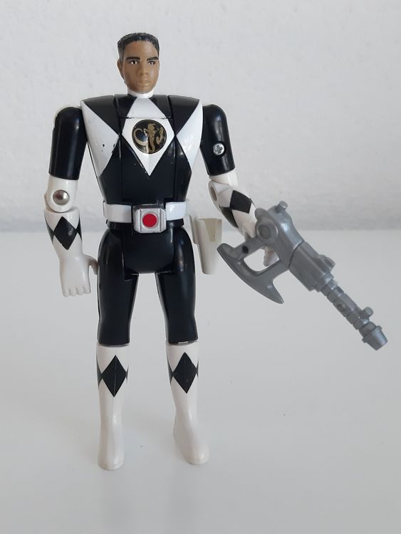 Mighty Morphin Power Rangers Black Ranger Flip Head Figure (Gebraucht ...