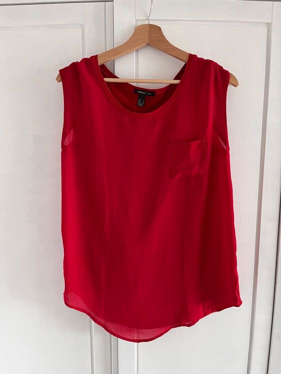 Blouse / Top, rot, Mango, M (Gebraucht) in Corminboeuf für CHF 4 – mit ...