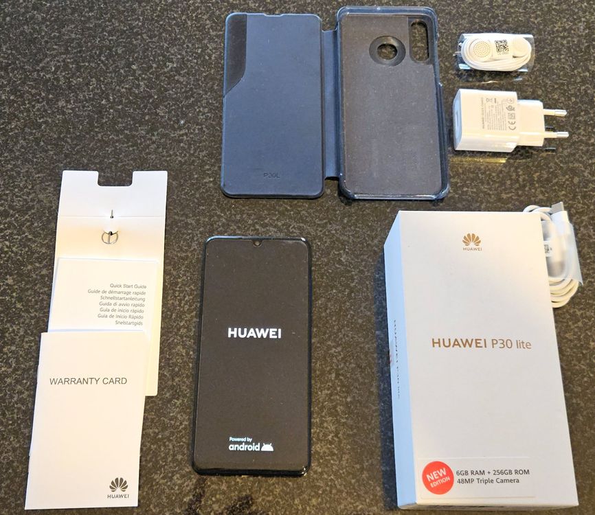 Huawei P30 Lite 256 GB Midnight Black wie NEU (Neu (gemäss Beschreibung ...